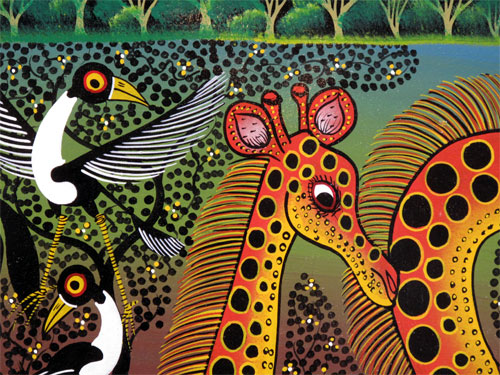 Indigo Arts Gallery | Art from Africa | Tinga Tinga Paintings from Tanzania