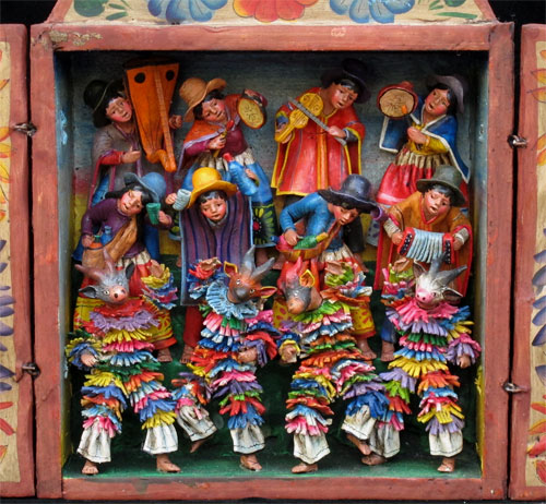 Indigo Arts Gallery | Peruvian Folk Art | Retablos