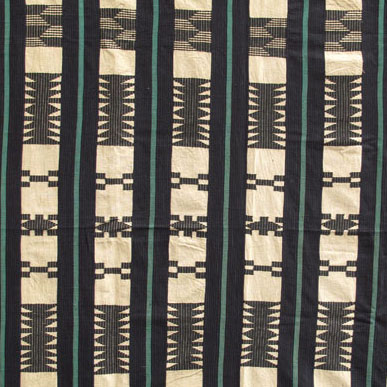 Yoruba Ashoké (aso oke) Cloth from Nigeria | Indigo Arts