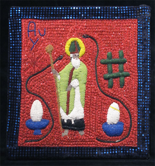 Damballa / St. Patrick Vodou Banner | Indigo Arts