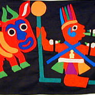 Fon Applique Banners from Benin | Indigo Arts