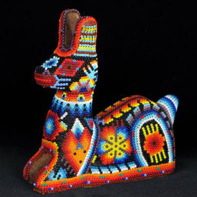 Huichol Beaded Sculpture from Mexico | Indigo Arts