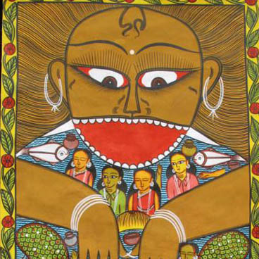 Patua Story Scrolls of West Bengal | Indigo Arts