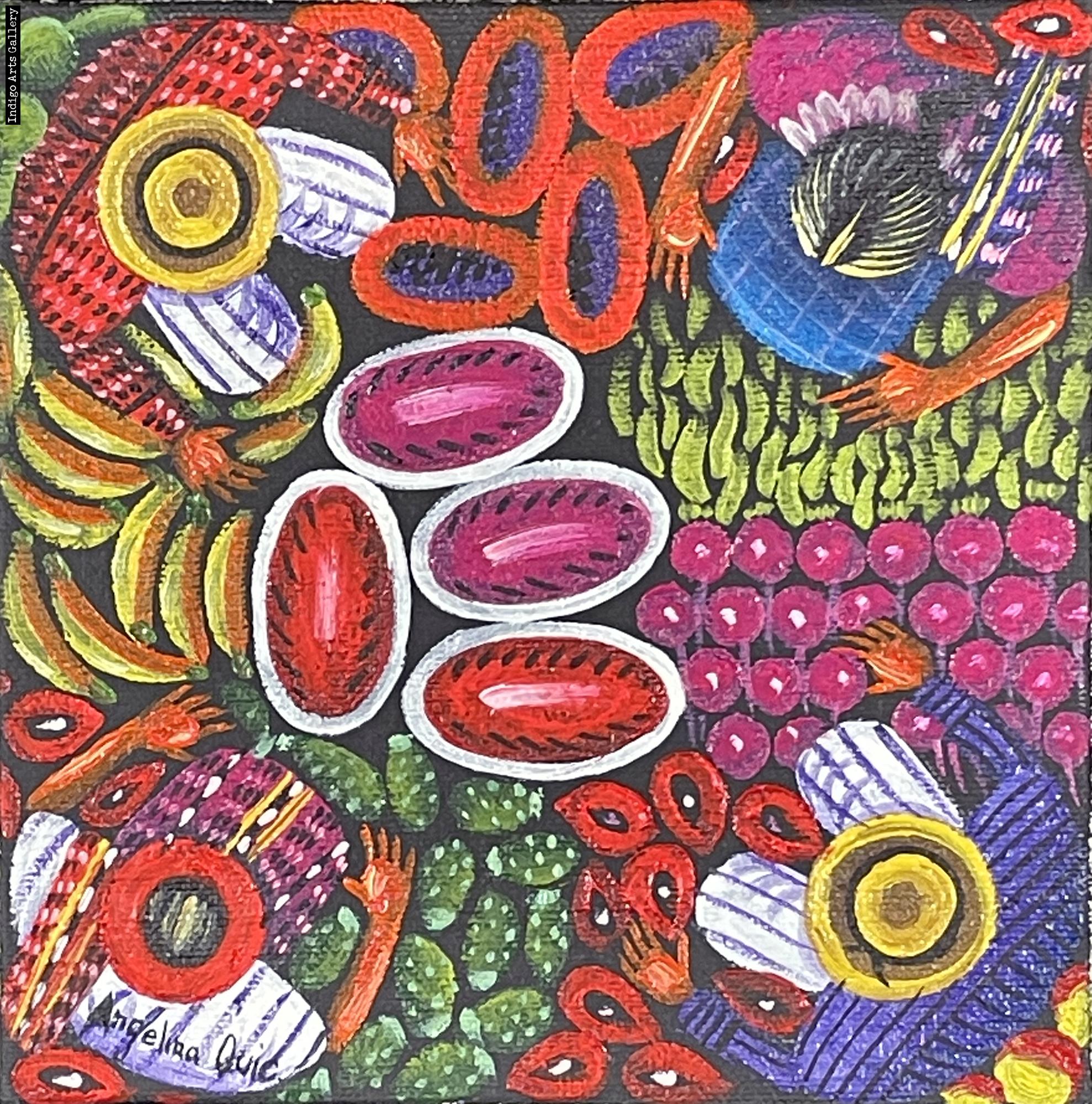 Market Scene - Bird's Eye View | Indigo Arts