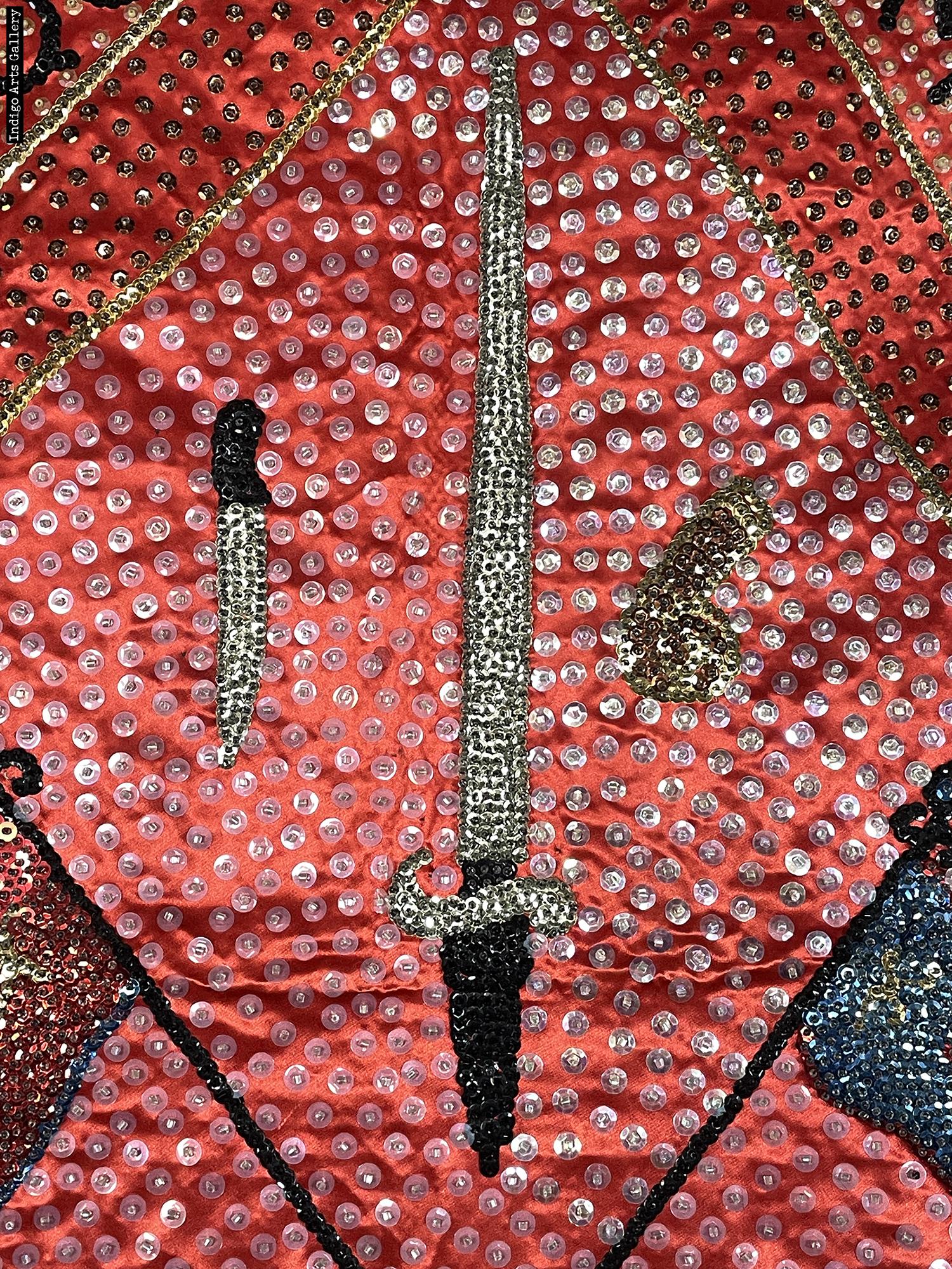 St. Jacques Majeur - Vodou Flag by Clotaire Bazile | Indigo Arts